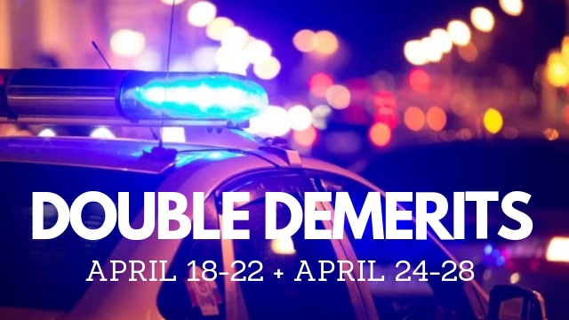 Double Demerits / Double Demerits When Do Double Demerit Points Apply ...